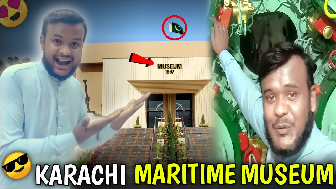 Maritime museum in Karachi || biggest museum Karachi Pakistan full enjoyment 😇 | ABDUL SAMEER ...
