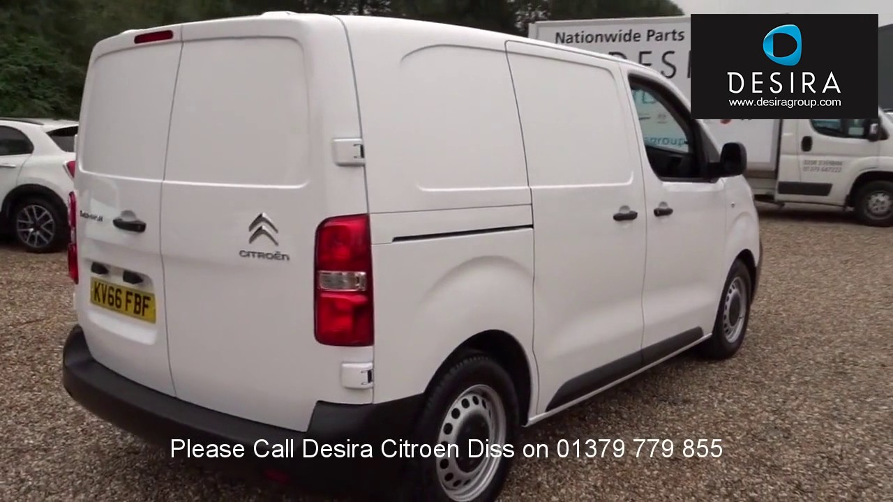KV66FBF Citroen Dispatch Xs Diesel 1.6l DESIRA DISS CITROEN - YouTube