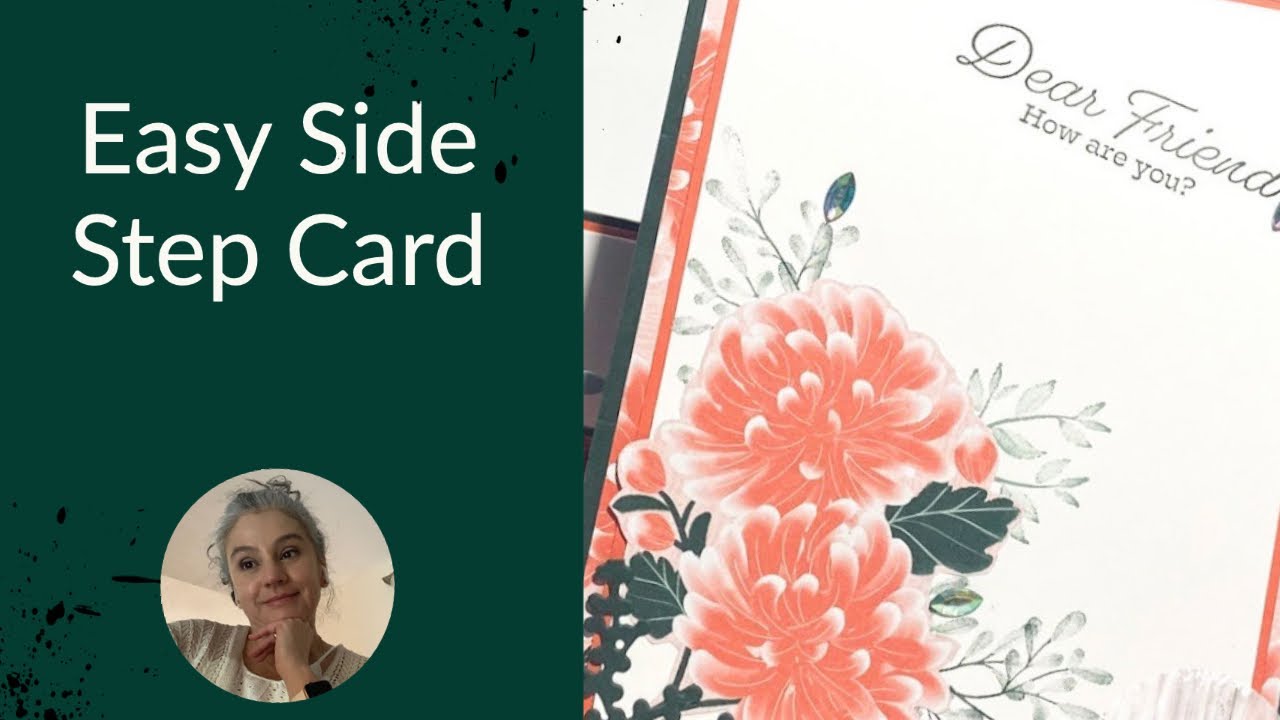 Beautiful and easy side step card - YouTube