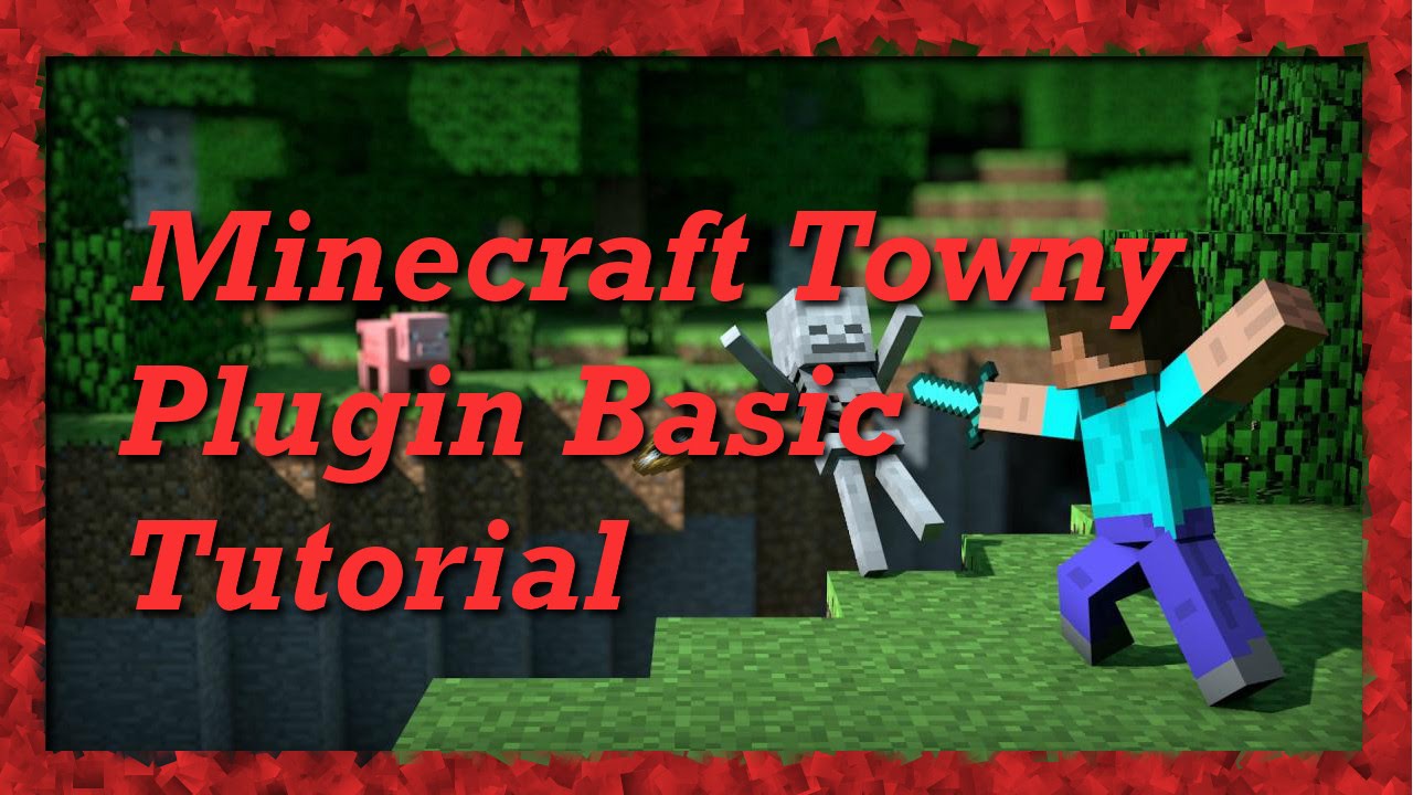 Minecraft Towny Plugin Basic Tutorial - YouTube