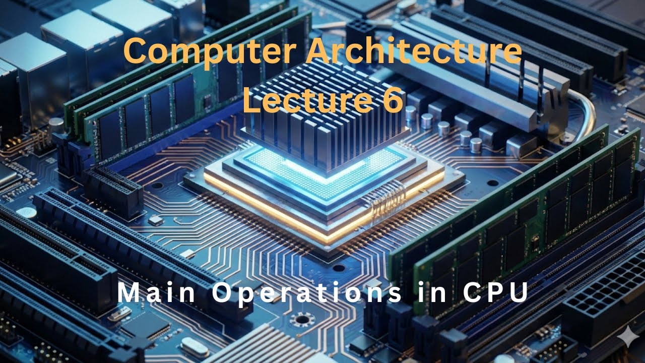 Lecture 6 | Main Operations in CPU | Computer Architecture - YouTube