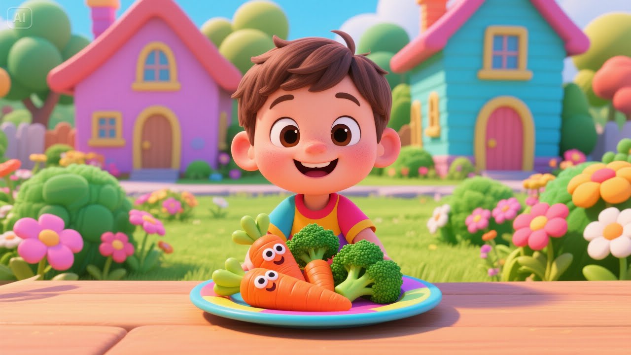 Yummy Veggies – Yes Yes Let’s Eat! | Popular Nursery Rhyme ...