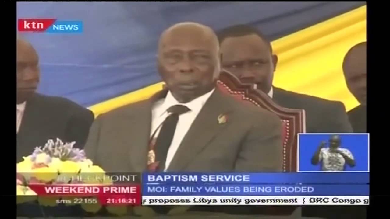 Former President Daniel arap Moi condemns rise in cases of drug abuse ...