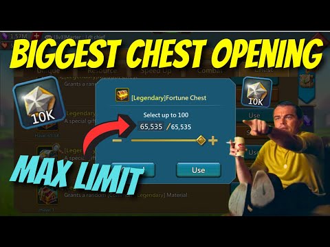 What Happens When You Open 65,000 Fortune Chests? | Lords Mobile