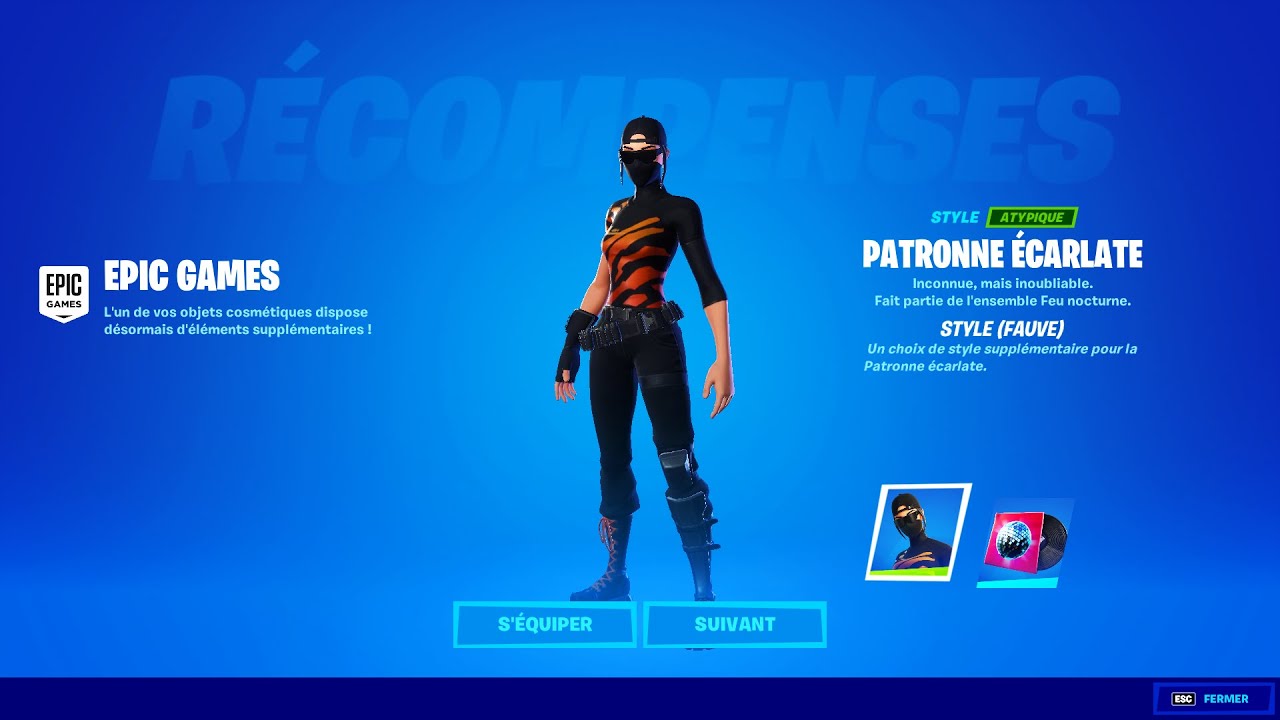 🔥 Récupérez VITE le STYLE Gratuit de PATRONNE ÉCARLATE sur Fortnite ...