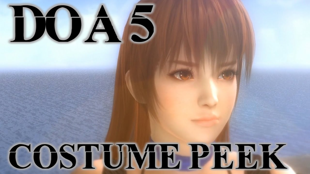 DOA 5 Fan Service - Kasumi Costumes - YouTube