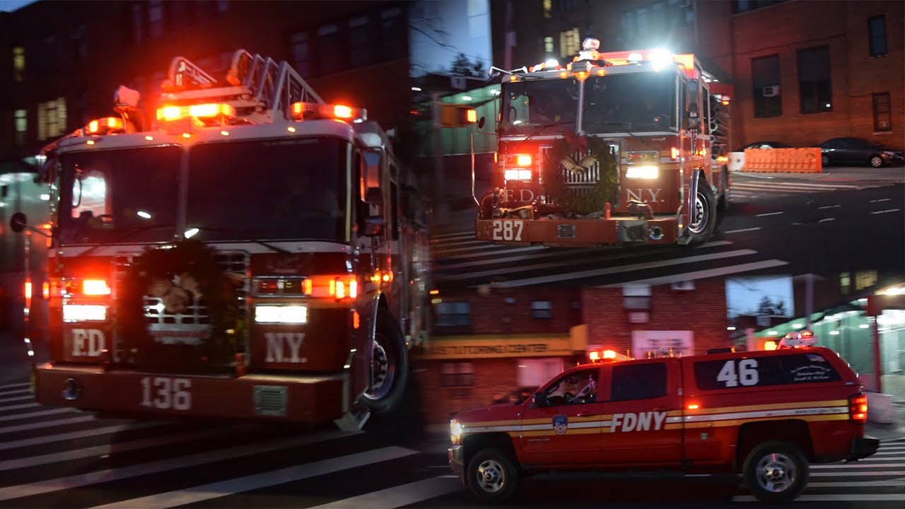 [EVERYONE GOES] FDNY ENGINE 287, LADDER 136 & BATTALION 46 URGENTLY ...