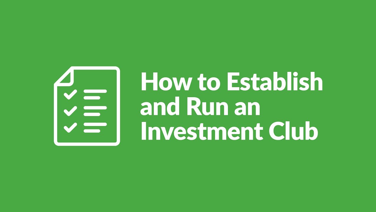 How to Establish and Run an Investment Club | From the Authority on ...