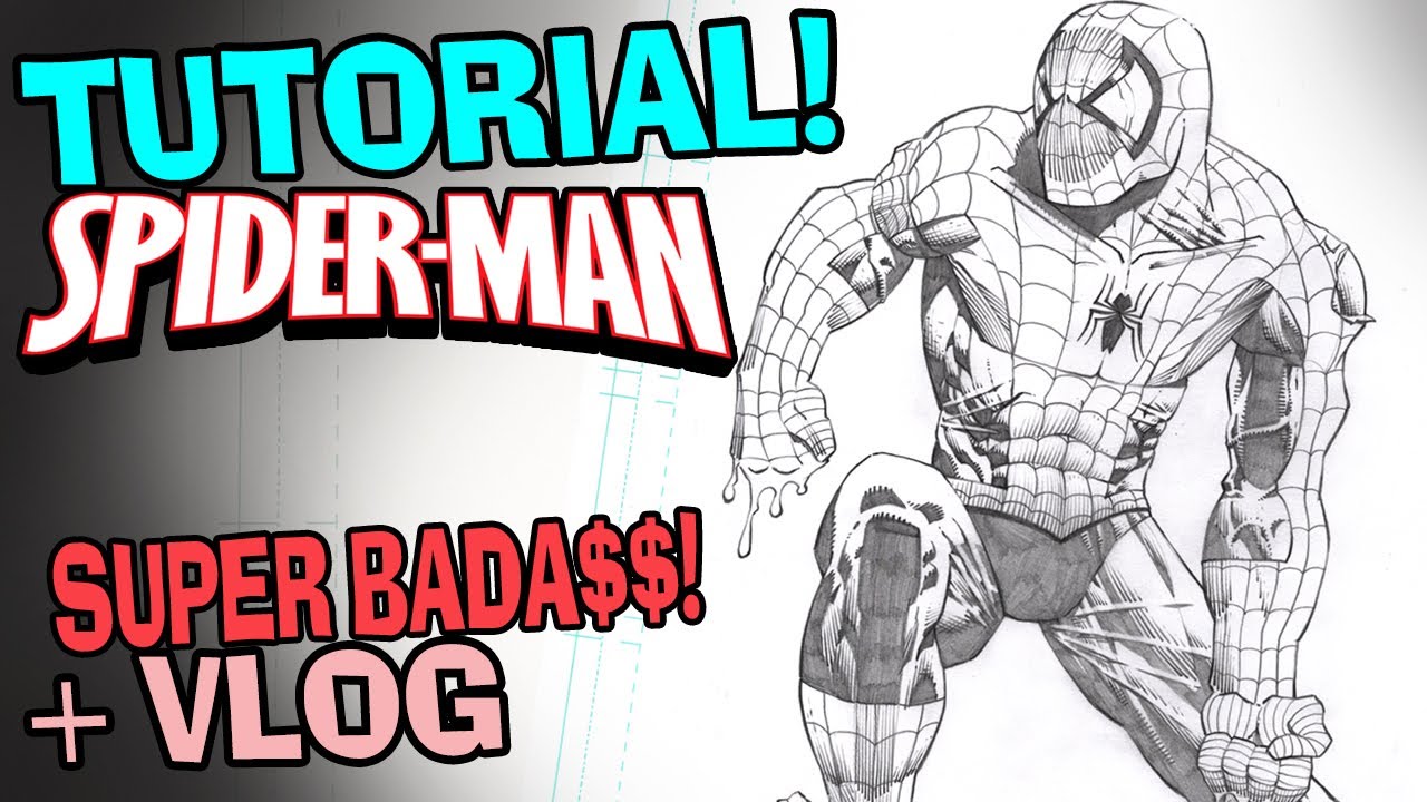 How To Draw Spider Man! *Super Bad A$$!* - YouTube