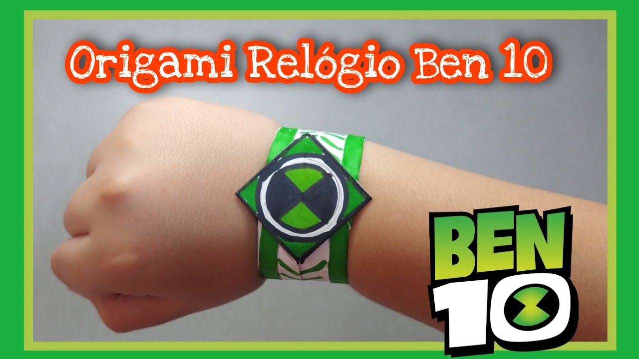 Origami relógio Ben 10 / Omnitrix - criação ( Felipe M Barbosa ...
