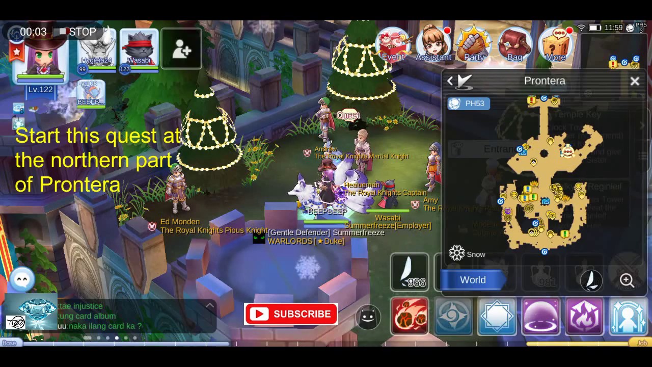 RAGNAROK LIGHTHALZEN QUEST 1:BURRIED DEEP(NEW PHOTO SPOT) - YouTube