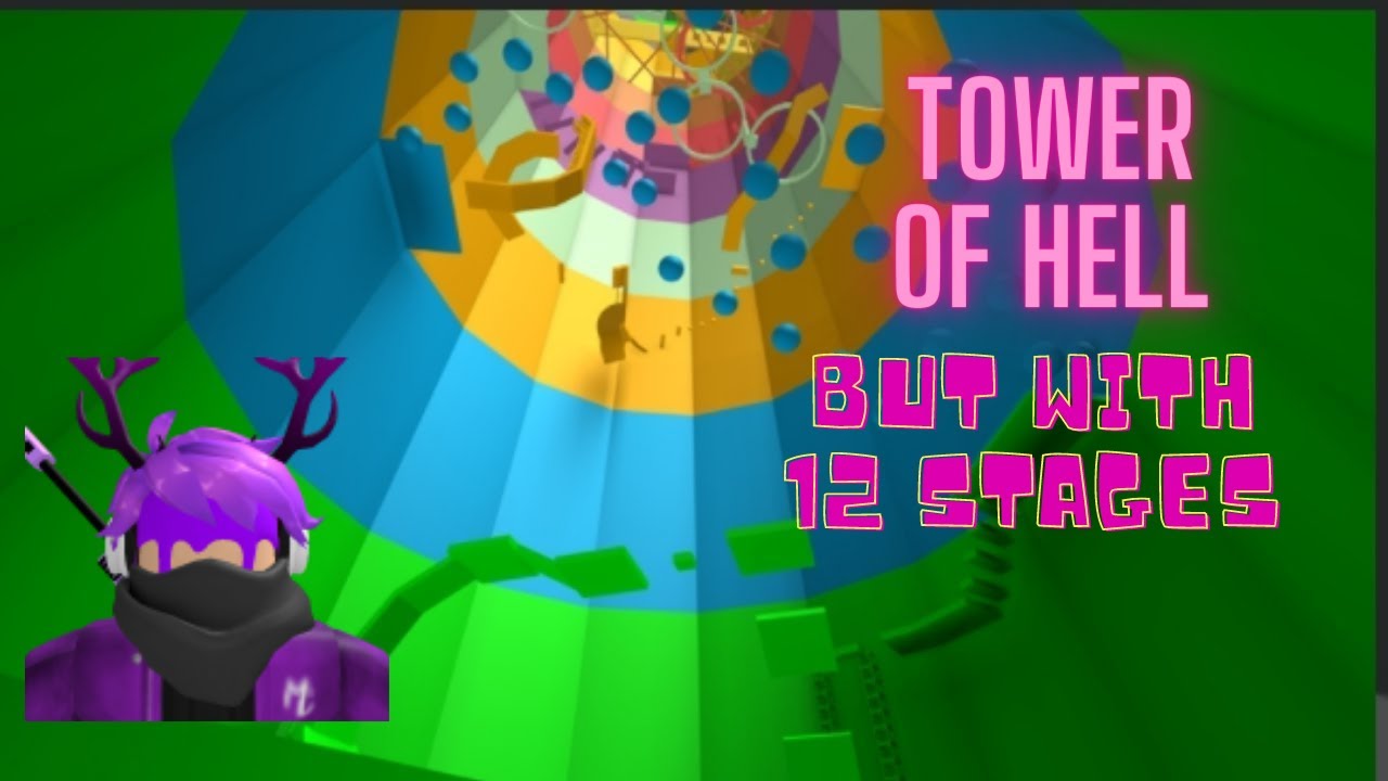 Tower of hell but its 12 stages - YouTube