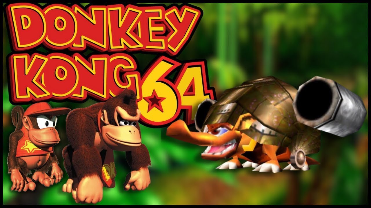 Donkey Kong 64 - Full Walkthrough Part 1: Jungle Japes - YouTube