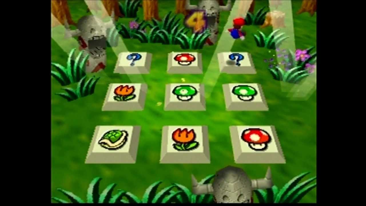 Mario Party: 1 Player Minigame - Memory Match - YouTube