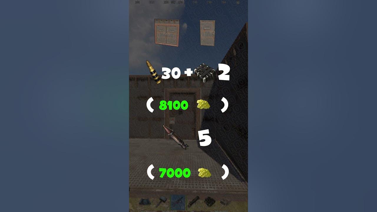 Best Way to Raid Doors in Rust | #rust #Raid - YouTube