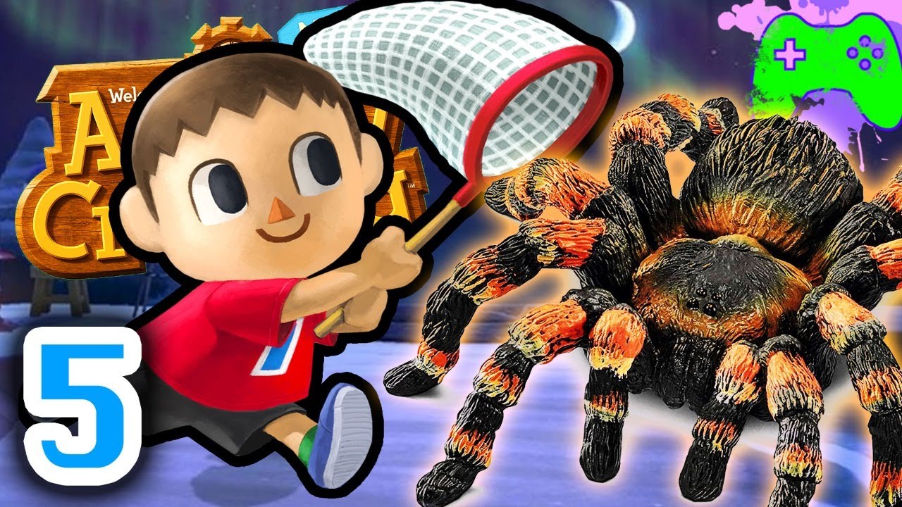 DIY SPIDER FARM in Animal Crossing: New Horizons || #5 LIVE!!! - YouTube