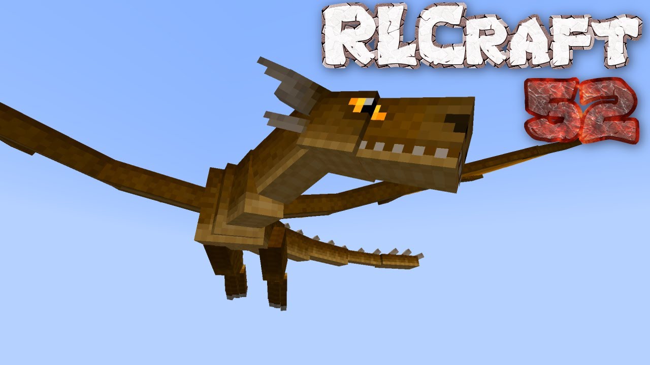 I Was Accidentally Blown Up By A Dragon - RLCraft Modded Minecraft #52 ...