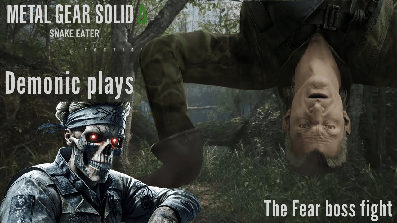 The Fear boss fight | METAL GEAR SOLID Δ: Snake eater | Moments - YouTube