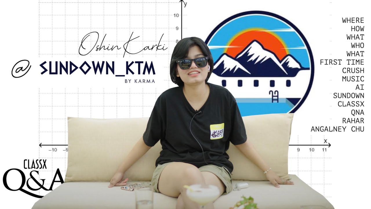 Oshin Karki at Sundown by Karma (ClassX Q&A) - YouTube