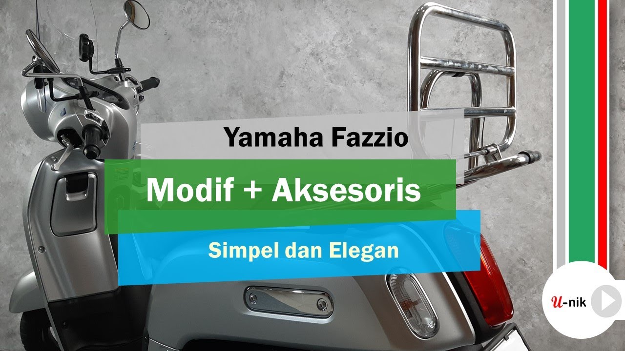 Membuat Tampilan Yamaha Fazzio I Simpel dan Elegan Style I Modif ...