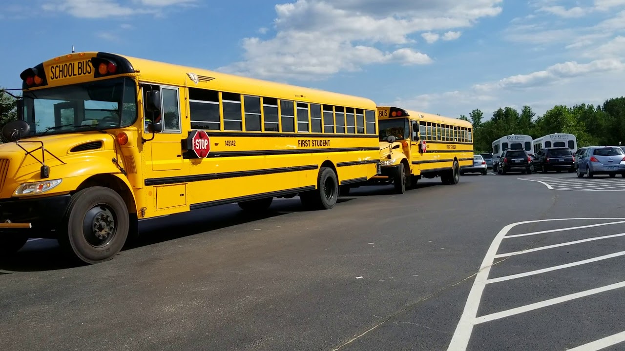 School Buses at Raging Waves - YouTube