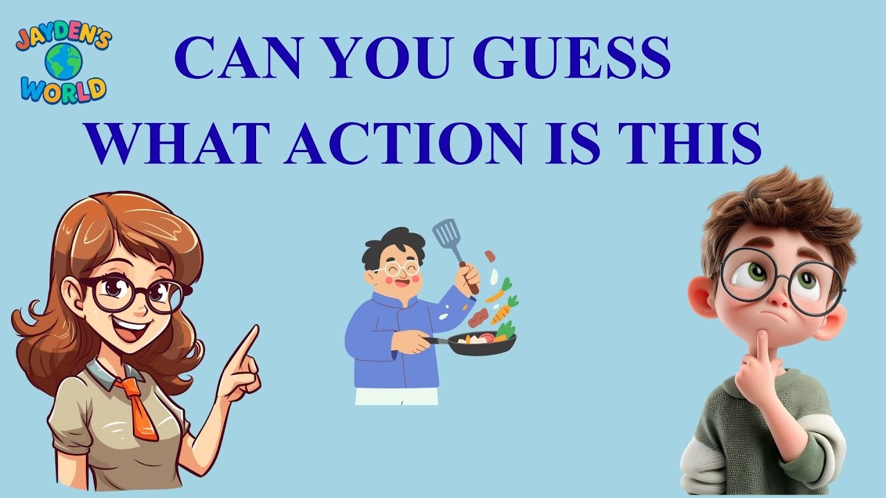 Guess the Action | Fun Kitchen Movements Challenge 🍳🕵️‍♀️ - YouTube