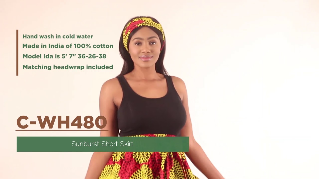 Sunburst Short Skirt - YouTube