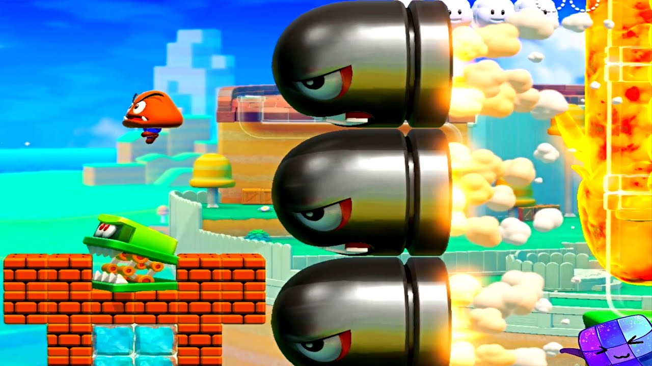 Super Mario Maker 2 🔧 Goomba Acrobatics 3 🔧 bran98 - YouTube