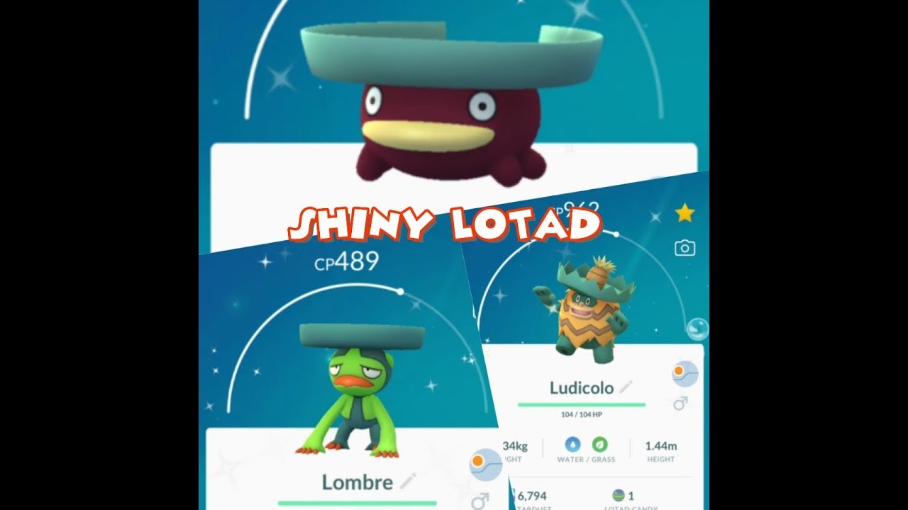 Lotad Evolution Chart