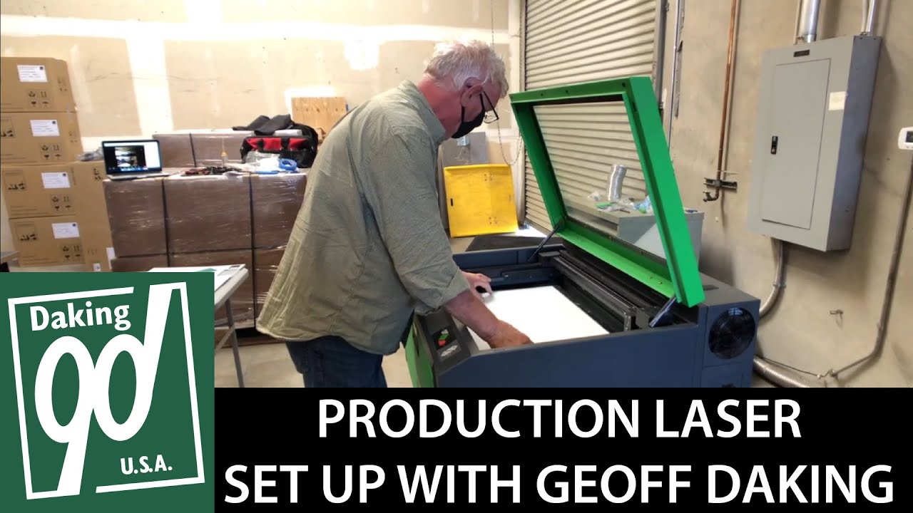 Daking Audio - Faceplate Laser Delivery by Geoff Daking - YouTube