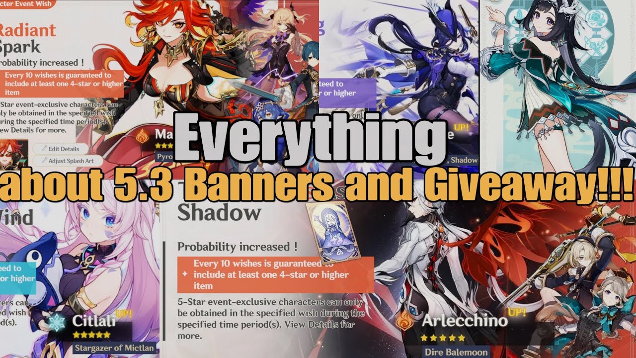 "Everything About Genshin Impact 5.3 Banners So Far: Mavuika, Citlali ...