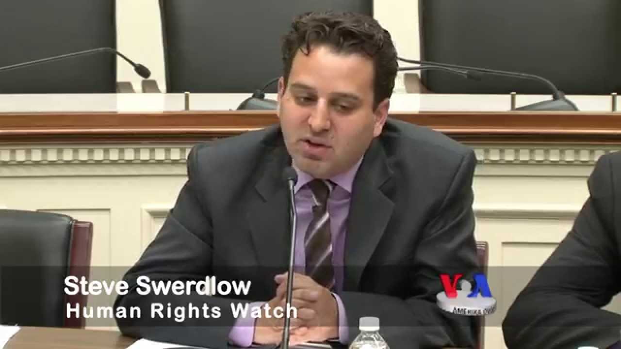 Steve Swerdlow HRW & Cathy Cosman USCIRF Q&A Congressional briefing HD ...