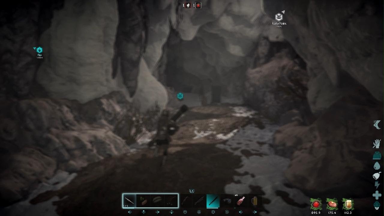 ARK Survival Ascended Rocket running ice cave fob - YouTube