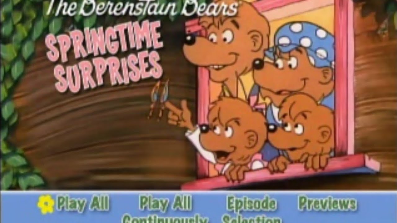 The Berenstain Bears Springtime Surprises DVD Menu - YouTube