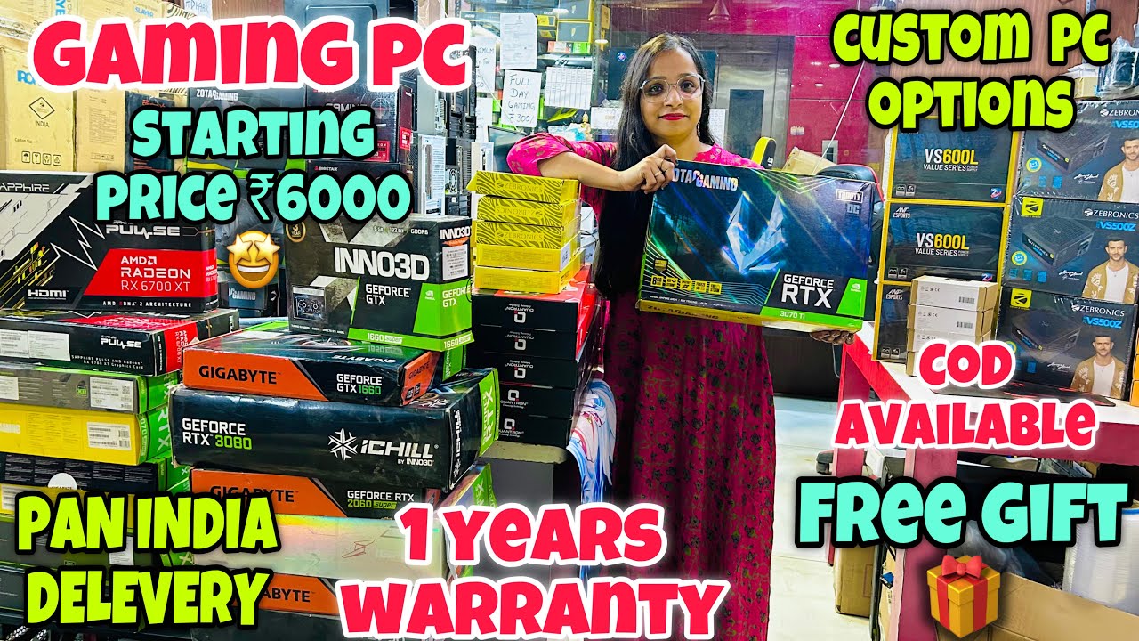 Gaming Pc ₹6000 | computer Market In Delhi | Gamer Paradise |COD start ...