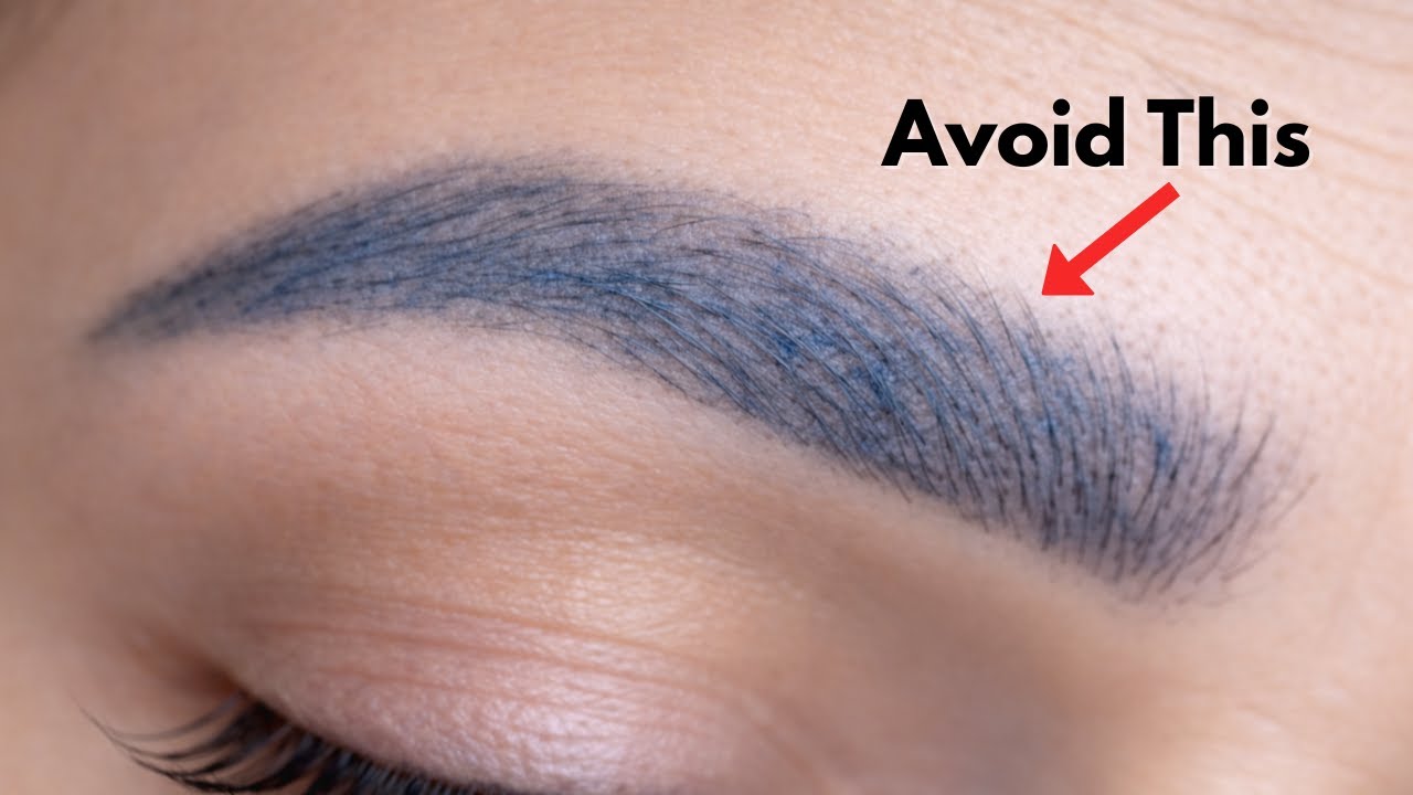 Prevent Blue Brows By Changing Your PMU Technique - YouTube