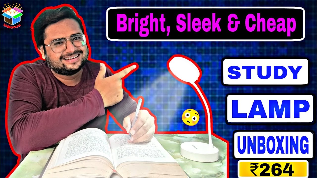 Study Lamp Unboxing | Rechargeable Led Study Lamp Unboxing | cheap ...