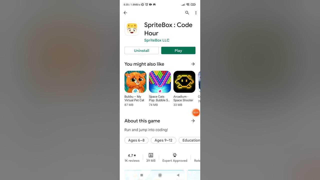 sprite box : code hour for children up to 10 - YouTube