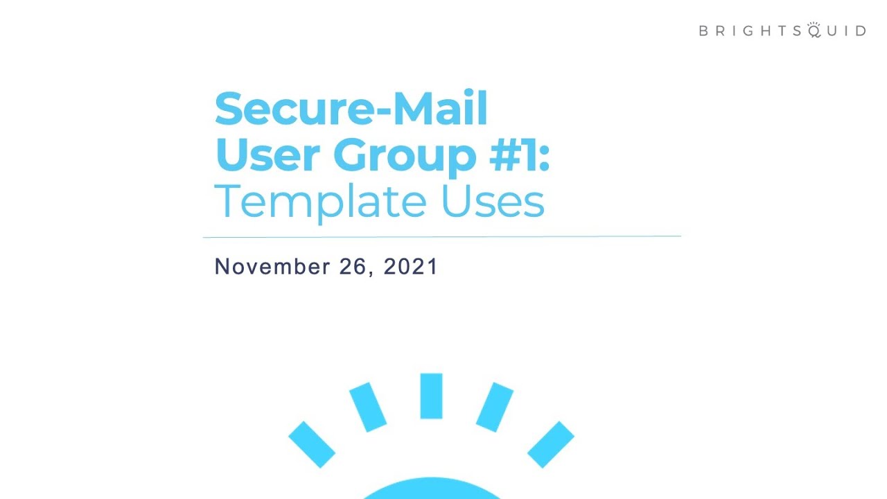 User Group Meeting #1 - User Created Templates - YouTube