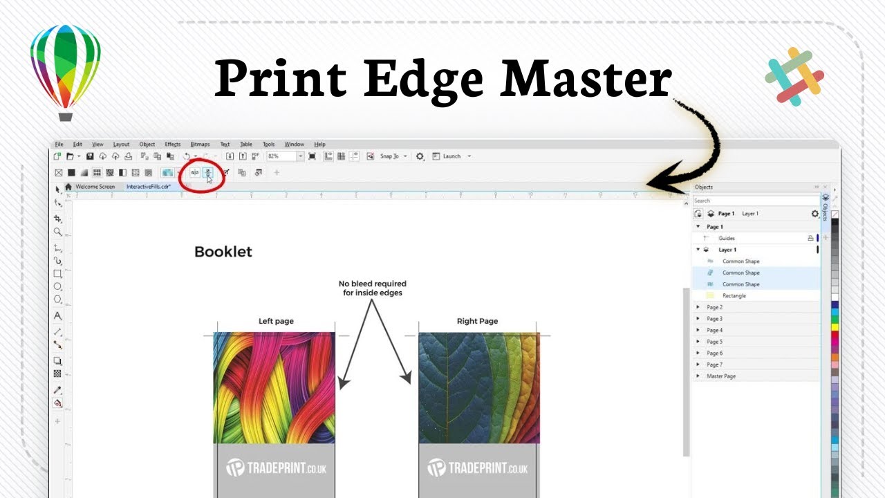 How to add bleed in CorelDRAW (Edge Guide) - YouTube