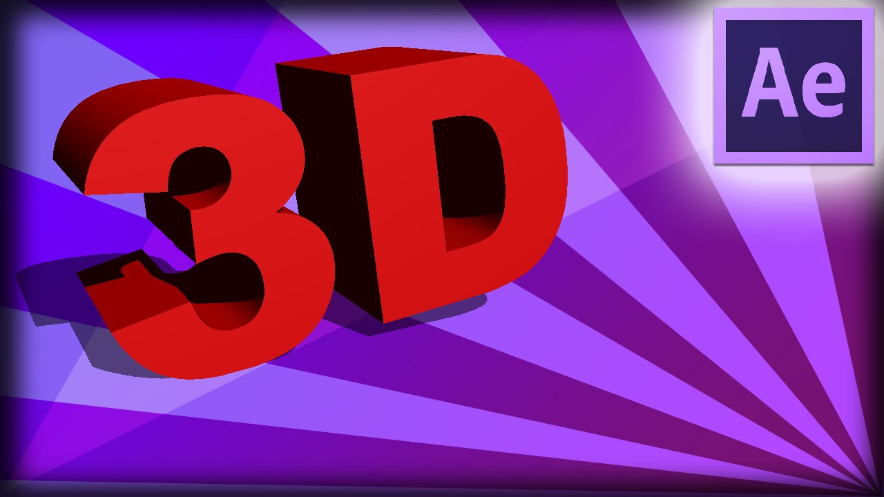 Texto 3D - After Effects CS6 - YouTube