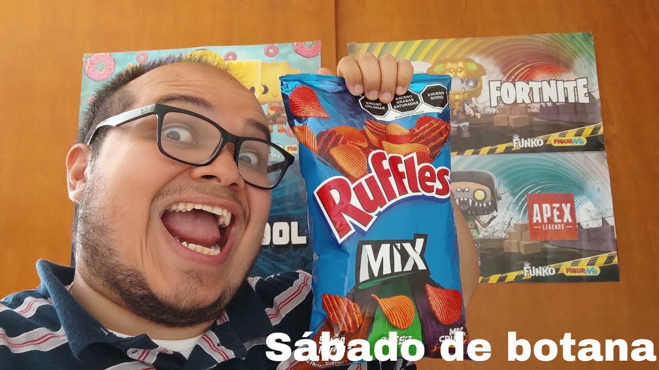 Sábado de botana y estoy probando los Rufles Mix 👌😋 - YouTube