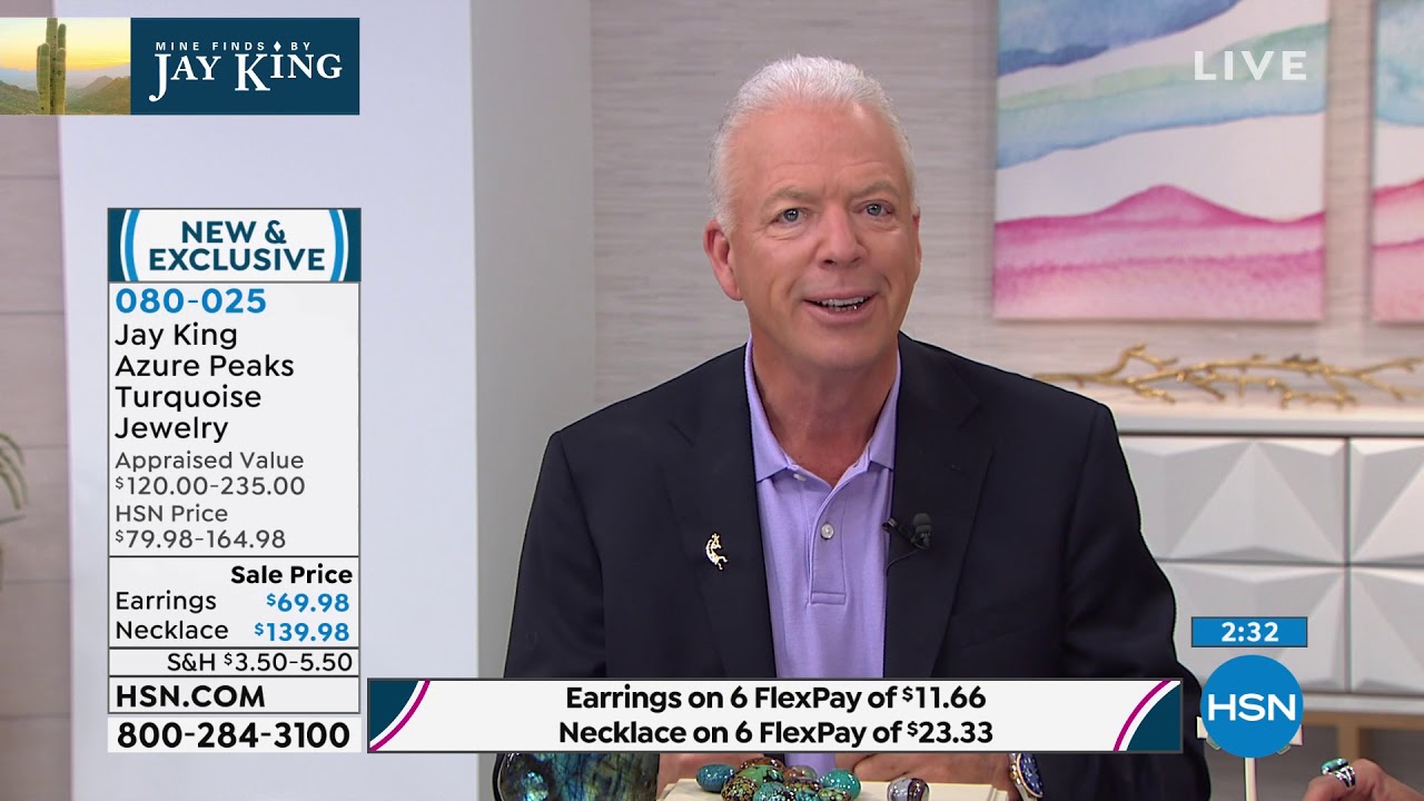 Jay King Sterling Silver Azure Peaks Turquoise Necklace - YouTube
