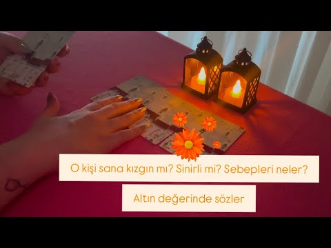 💥 O KİŞİ SANA KIZGIN MI? SİNİRLİ Mİ? • SİHİRLİ SÖZLER • BERZAH İLE TAROT YOLCULUĞU