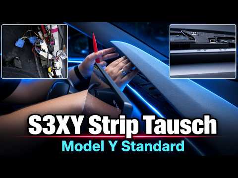 S3XY Strip Tausch beim Tesla Model Y | Alt gegen Neu