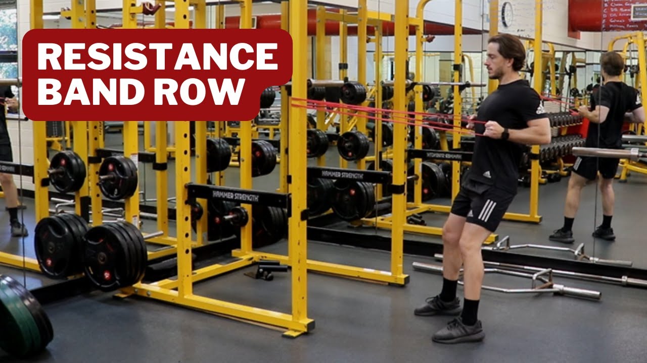 Resistance Band Row Tutorial Mrf Youtube