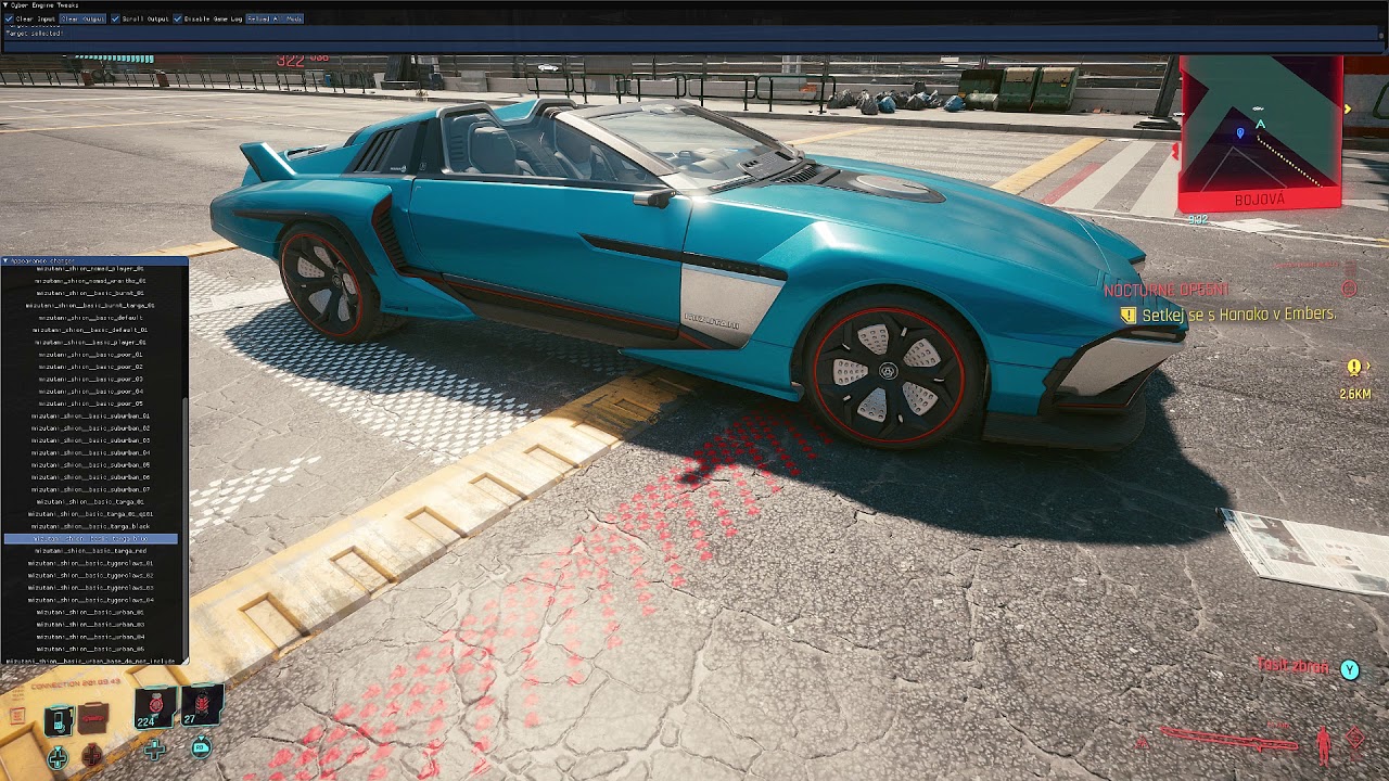 Cyberpunk 2077 mizutani shion cabrio - YouTube