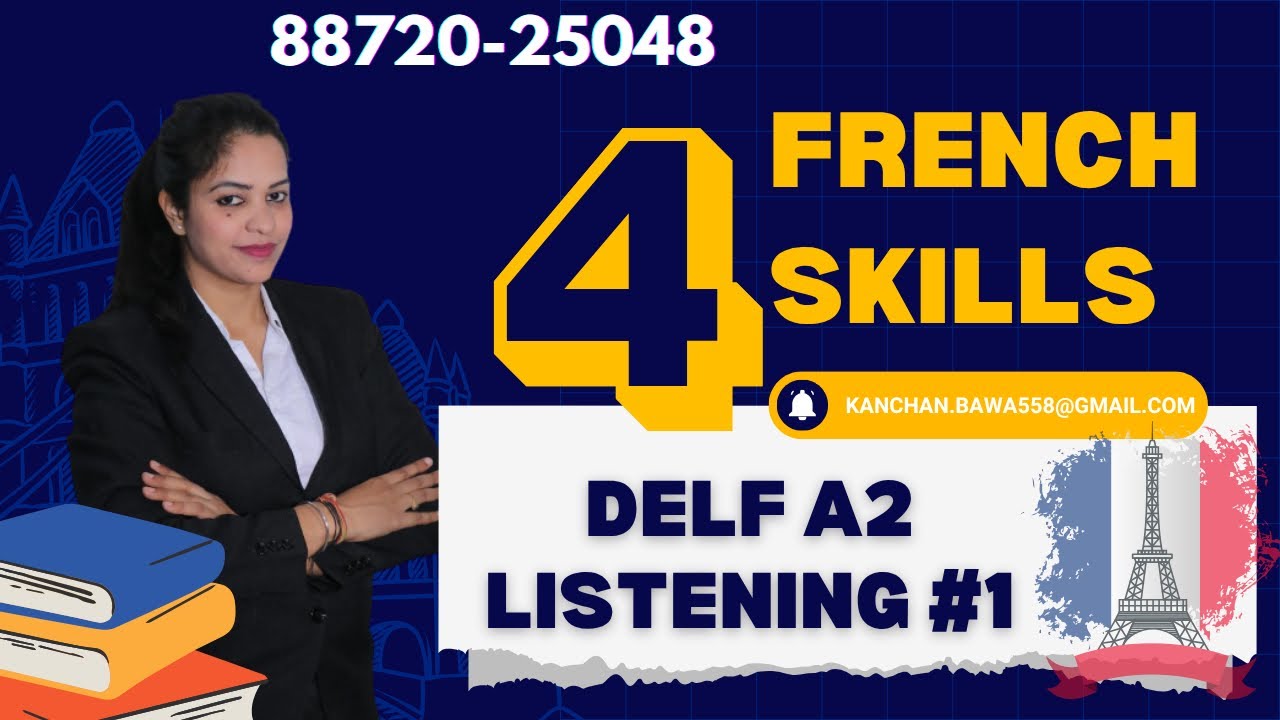 DELF A2 Compréhension Orale| Listening DELF -1 | Fast Practice for ...