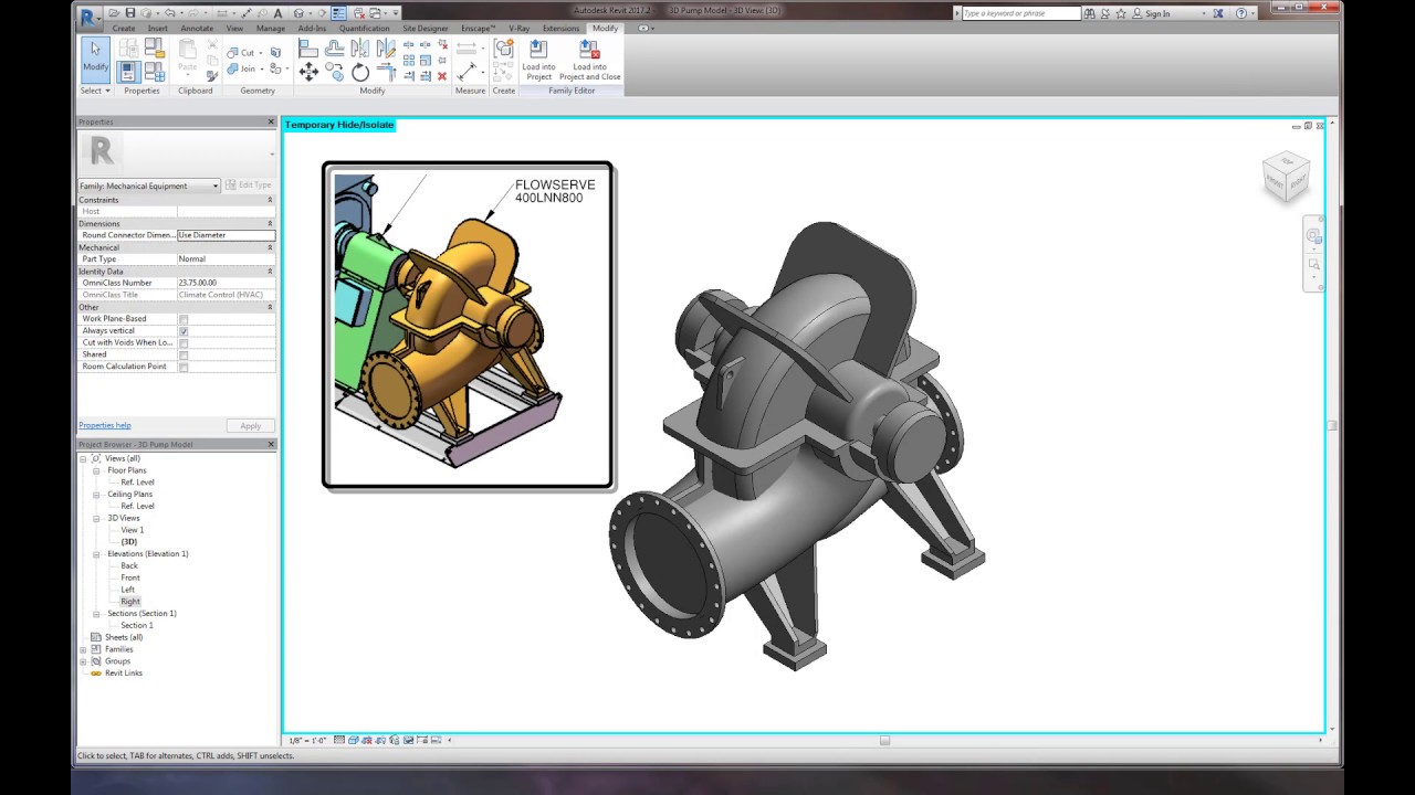 Revit Pump Creation Time Lapse - Part 1 - YouTube