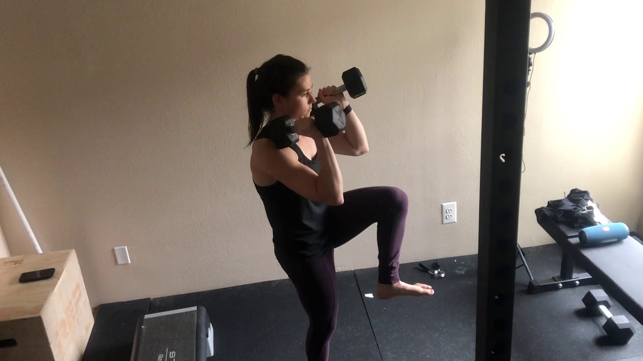 Dumbbell Front Rack Marching - YouTube